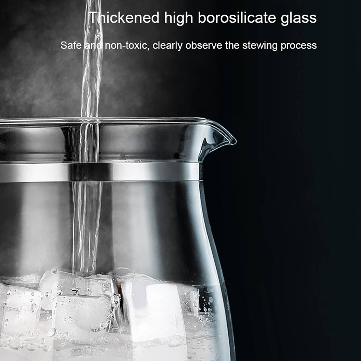 220V Multifunction Electric Kettle 1.8L Mini Glass... – Grandado