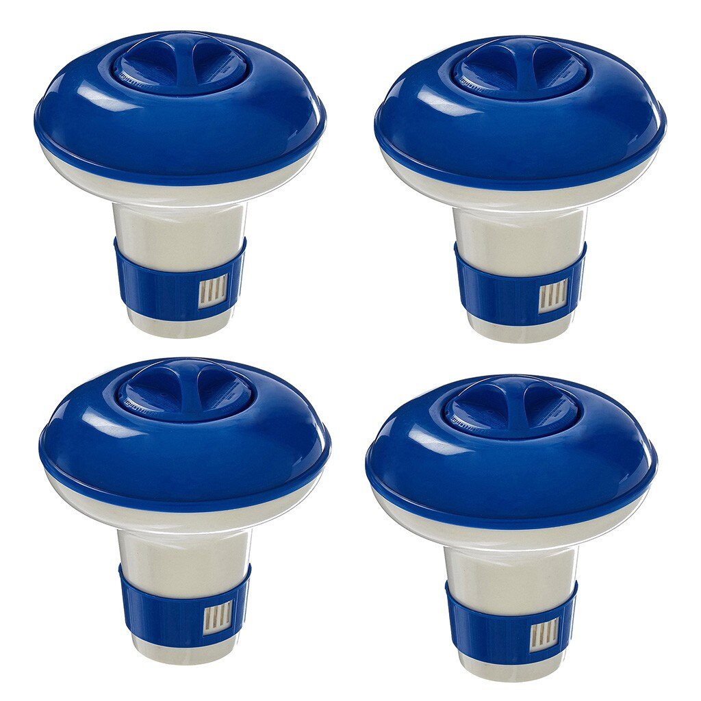 4pc Deluxe Large Blue And White Floating Swimming ... – Grandado