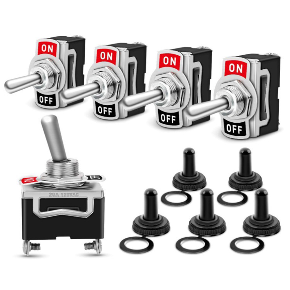 5Pcs DIY Rocker Toggle Switch 15A 250V 2Pin SPST O... – Grandado