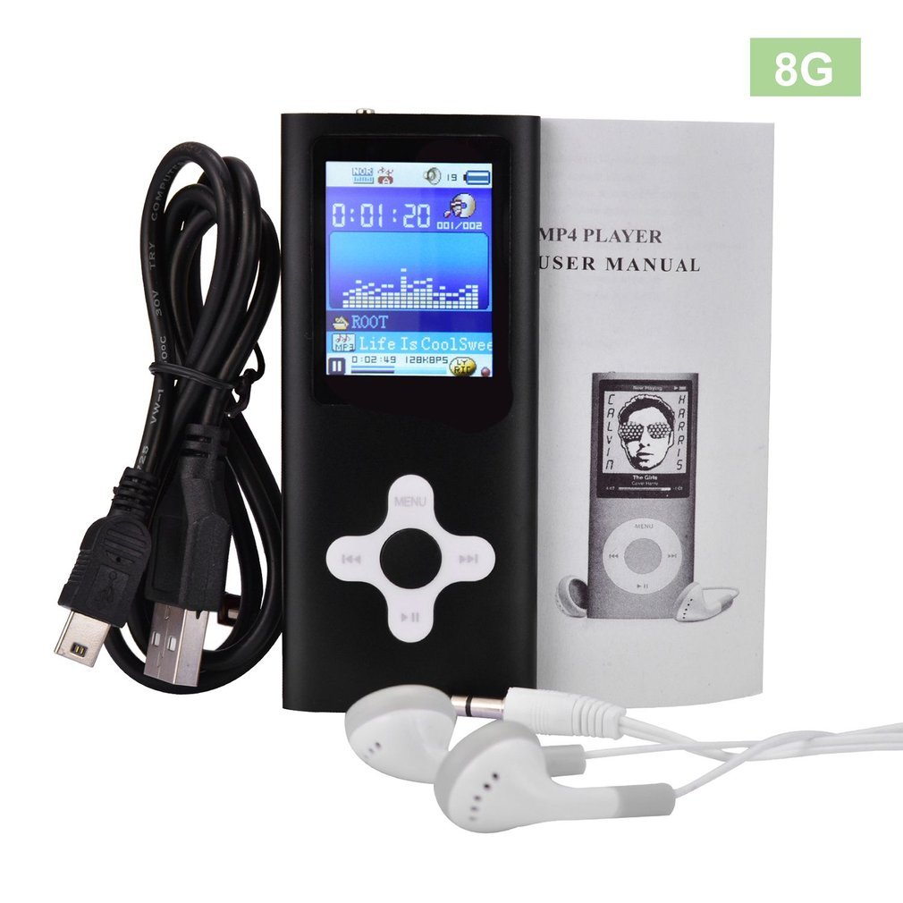 1.8 Inch Color Screen MP4 Player Built-in 8GB Memo... – Grandado