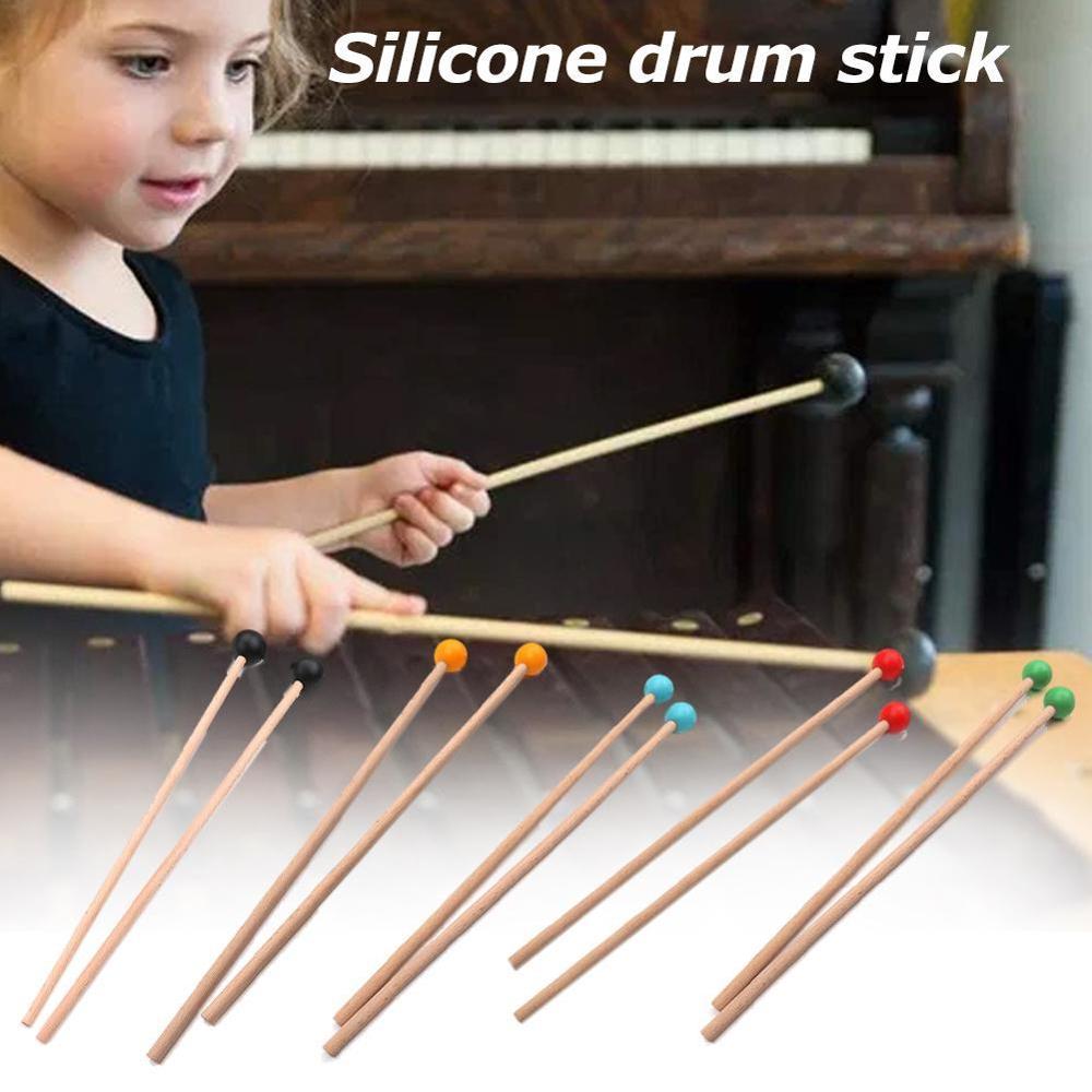 1 pair of silicone head drum sticks, marimba hamme... – Vicedeal