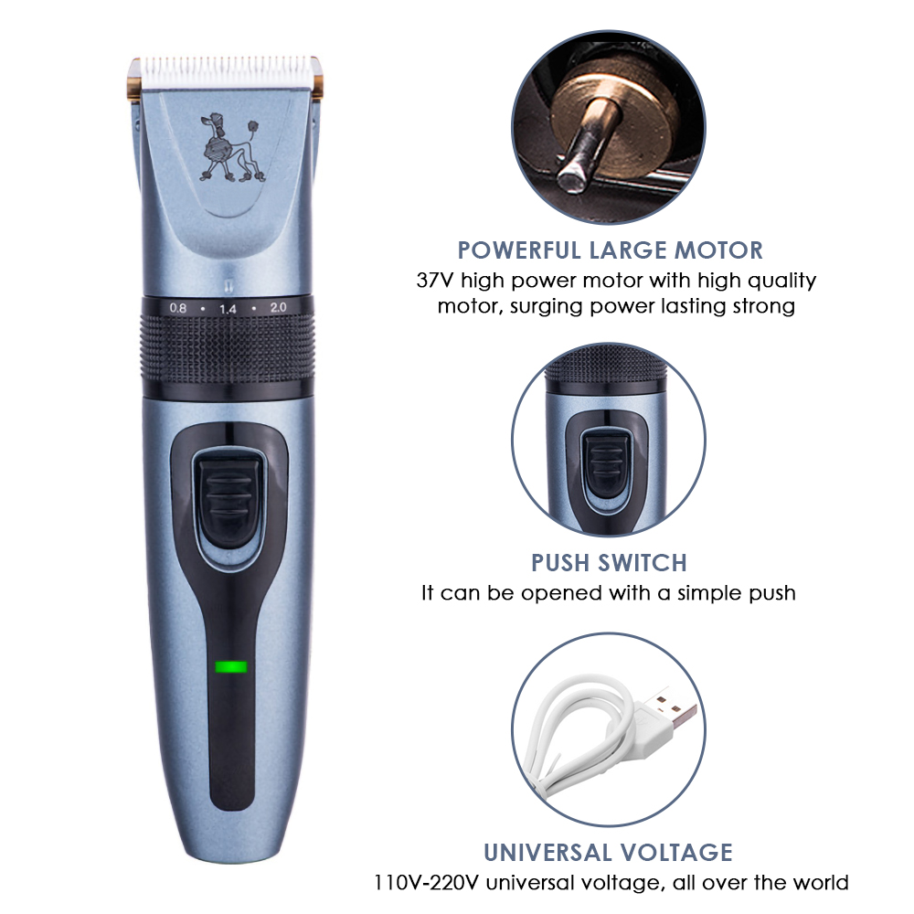 Rechargeable Dogs Hair Trimmer Electrical Pet Hair... – Vicedeal
