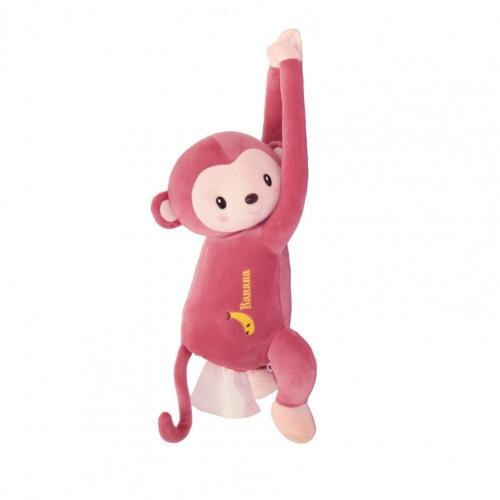 Car Tissue Box Plush Monkey Hanging Type Cute Tiss... – Vicedeal