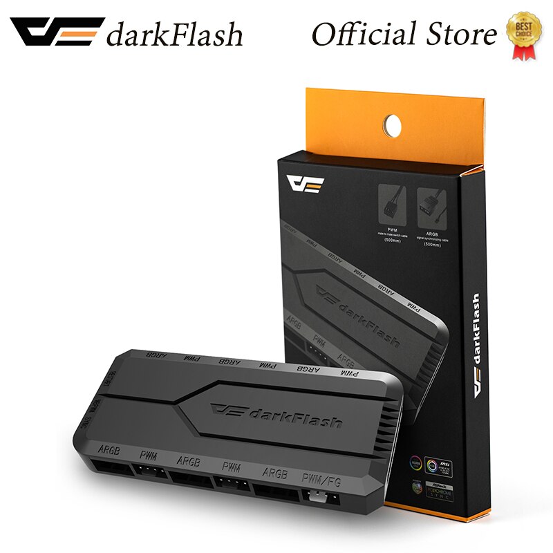 Darkflash Controller 4Pin PWM 6 ARGB Ports 3Pin 5v... – Grandado