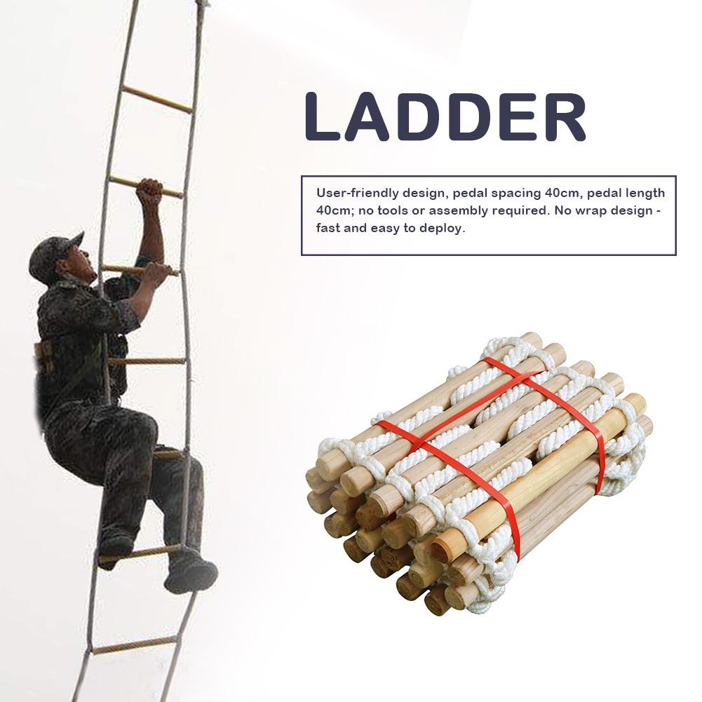 Rope Ladder Escape Ladder Home Lifeline Ladder Out... – Grandado