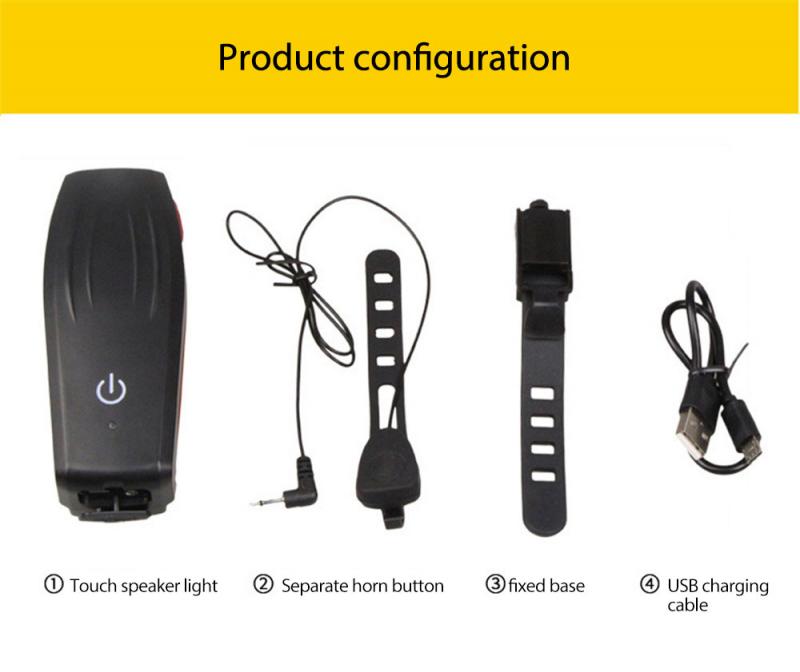 Fiets Hoorn Lichten Usb Oplaadbare Led Fiets Head ... – Vicedeal