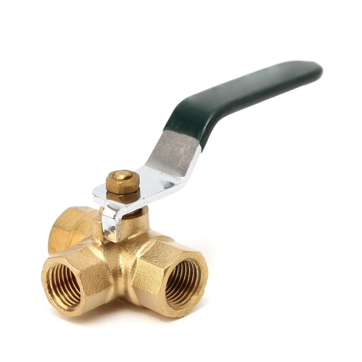 1/4 3/8 1/2 3/4Brass Ball Valve Fixed 3 Way Full L... – Grandado