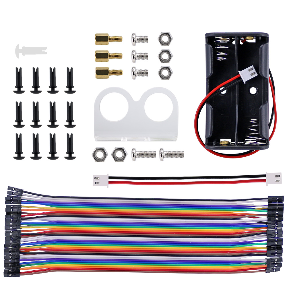 4WD Draadloze Joystick Afstandsbediening Rubber Wiel Gear Motor Smart ...