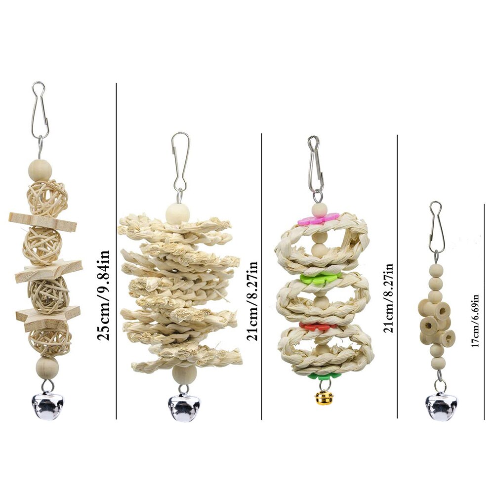 Ebaokuup 1-7 Pcs Papegaai Swing Kauwen Speelgoed V... – Vicedeal