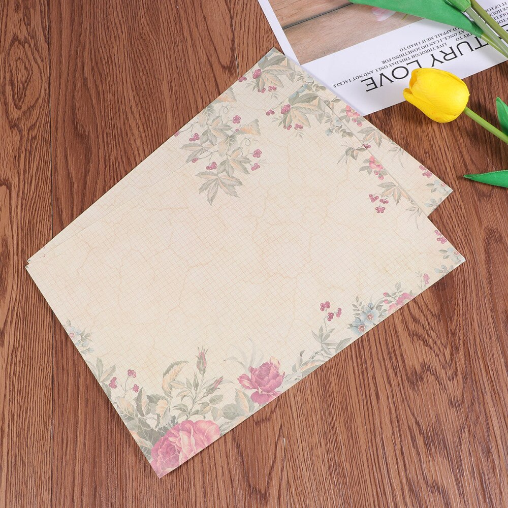 50pcs European Style Paper Retro Writing Paper Vin... – Grandado