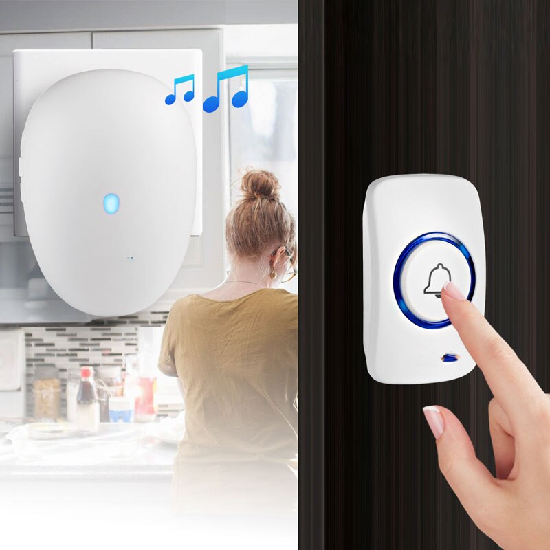 Smart wireless Doorbell 57chime Home Security Welc... – Vicedeal