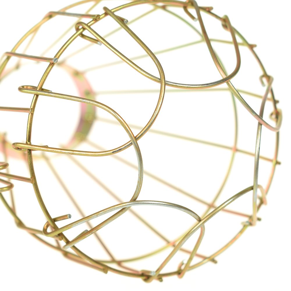 Lamp Covers Industrial Retro Iron Wire Bulb Guards... – Grandado