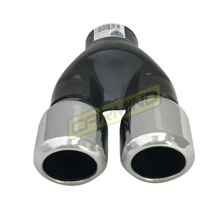 Carmind Double Side Cut-Outs Chromed Exhaust Heade... – Grandado