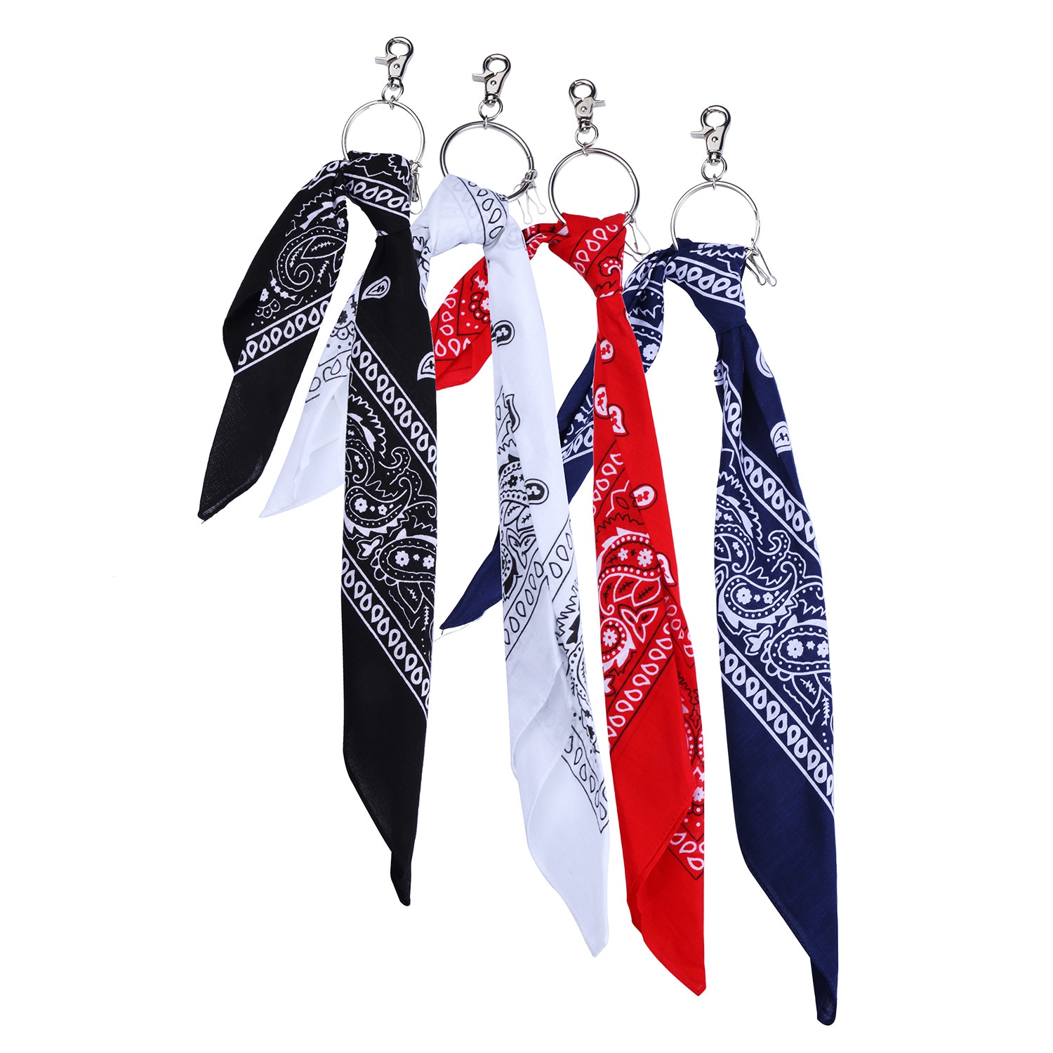 Bandana Square Scarf with Key Chain – Grandado