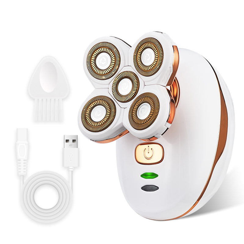 USB electric shaver with 5 rotating blades, can al... – Vicedeal