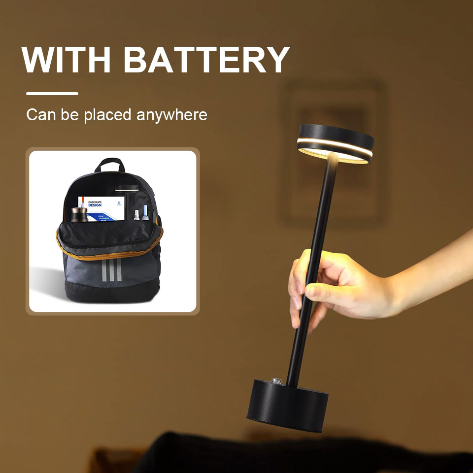 Table Lamp LED Rechargeable Wireless Reading Lamp ... – Grandado