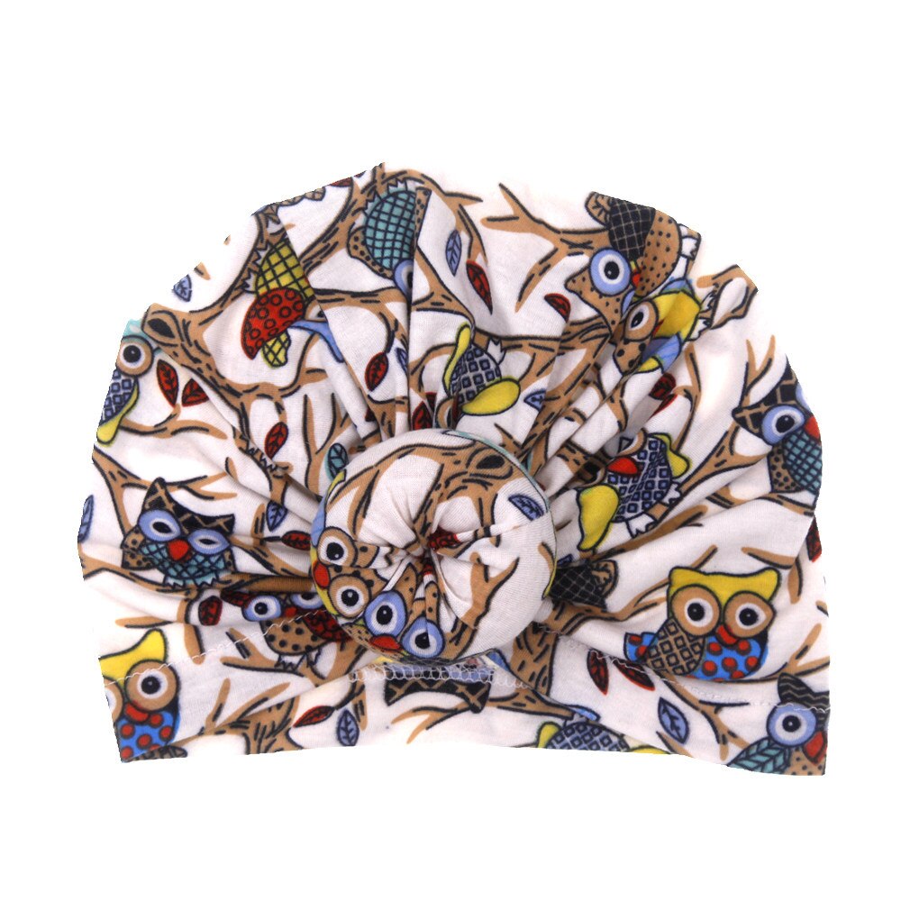 baby caps Newborn Pattern Kids Baby Boy Girl Turba... – Grandado