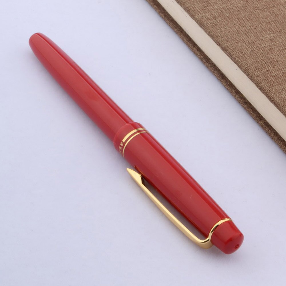 office 3001 plastic EF NIB GOLDEN RED Fountain Pen – Vicedeal