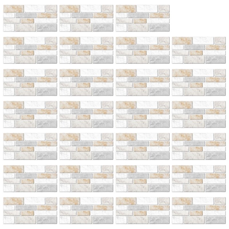 27pcs Imitation Marble Brick Tile Stickers DIY Sel... – Vicedeal