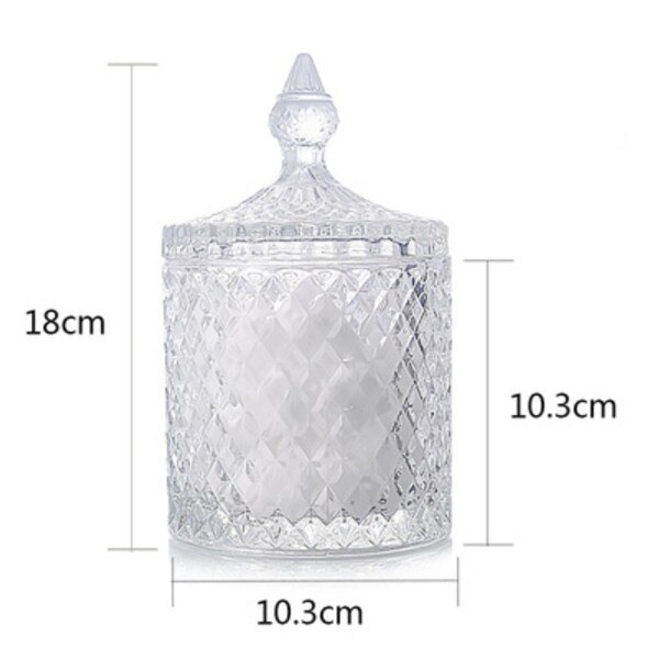 Nordic Crystal Sealed Glass Jewelry Storage Bottle... – Grandado
