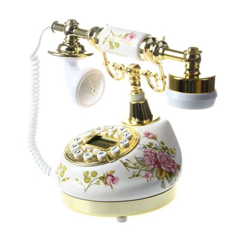 Antike Telefon Nostalgie Vintage Telefon aus Keram... – Grandado