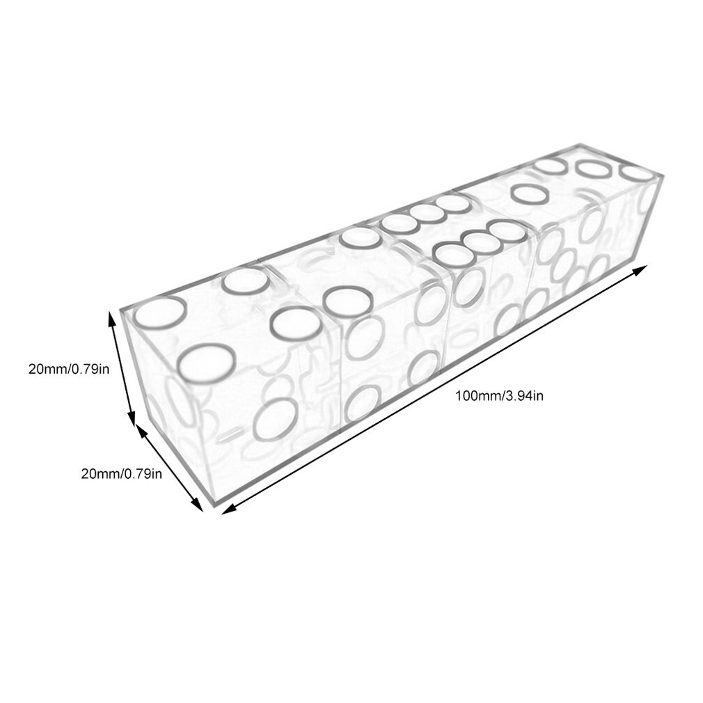 5 Pieces Top Grade 19mm Casino Dice With The Edges... – Grandado