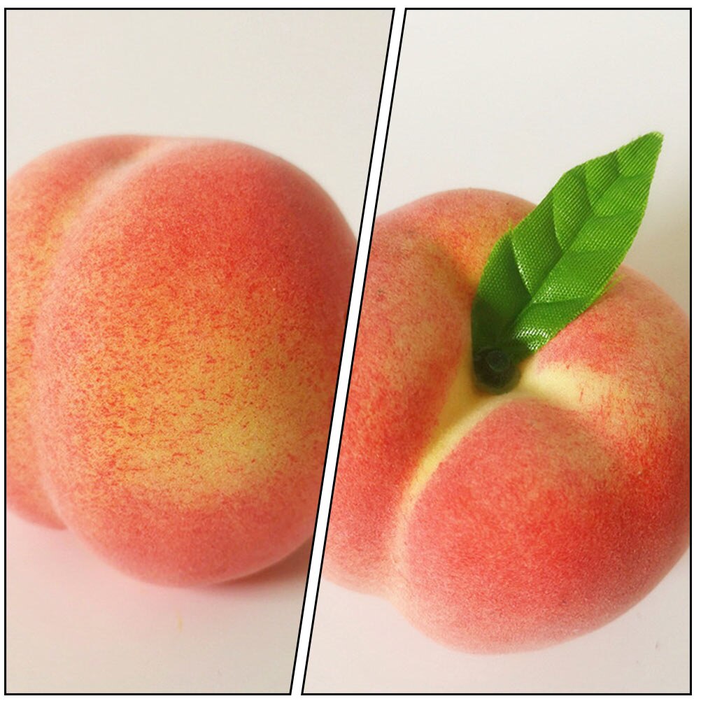 5pcs Delicate Peaches Artificial Lifelike Peaches ... – Vicedeal