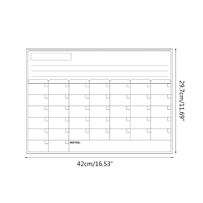 Magnetic Refrigerator Chalkboard,Weekly Menu, Meal... – Grandado