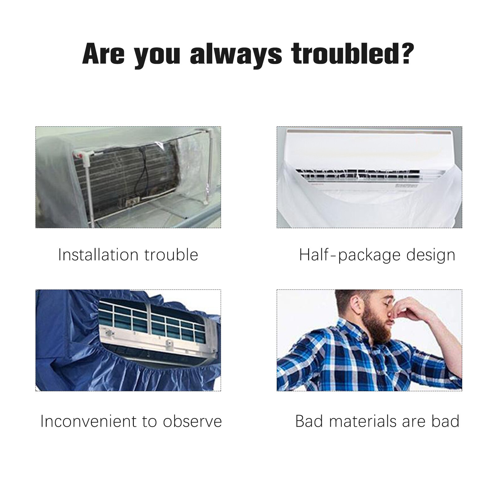TTLIFE Foldable Wall Protection Air Conditioner Co... – Grandado