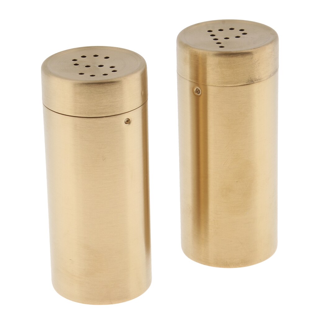 2Pcs Salt Pepper Shakers Stainless Steel Set Of 2 ... – Vicedeal