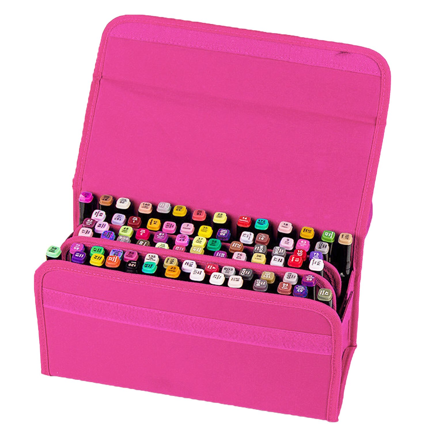 80 Slots Portable Marker Pen Storage Case Bag Hold... – Grandado