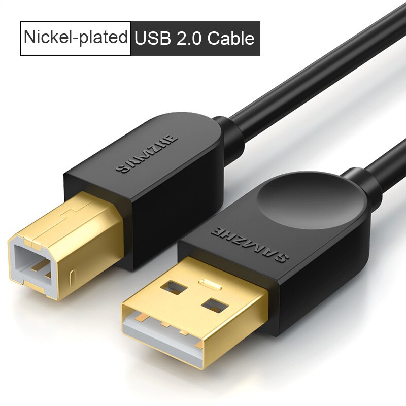 USB2.0 Print Cable USB 2.0 Type A Male To B Male F... – Vicedeal