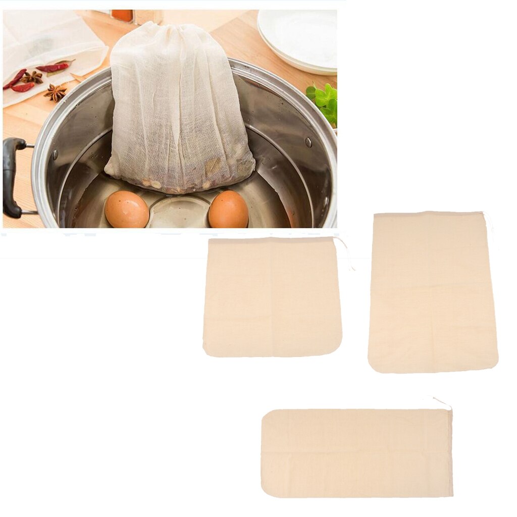 Tea Coffee Cheese Reusable Cotton Fine Mesh Strain... – Grandado