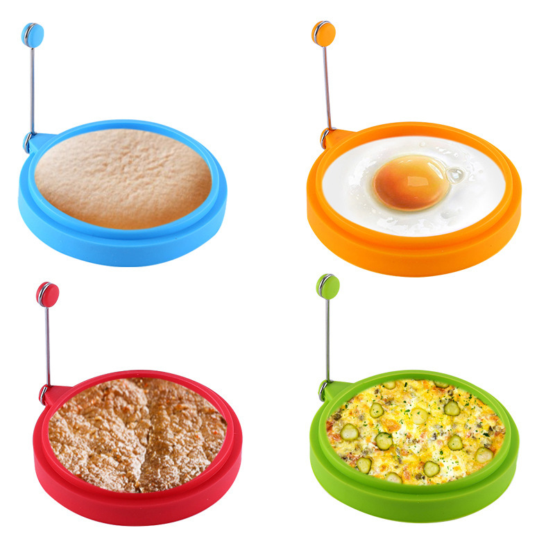 1Pcs Siliconen Gebakken Ei Pannenkoek Shaper Omele... – Vicedeal