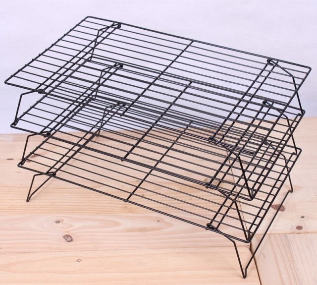 34*24*19.5cm 3 Stackable Cooling Racks Baking Cake... – Grandado