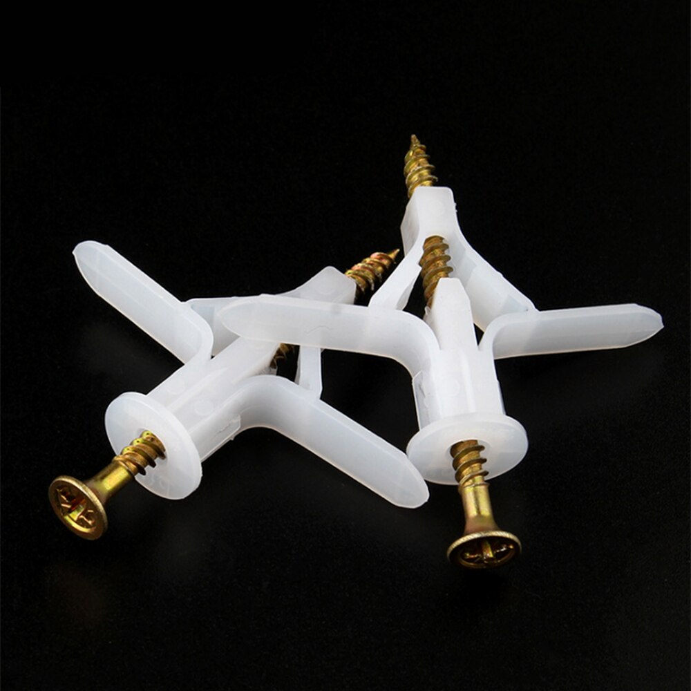 50 Set Nylon Plastic Expansion Screws Anchor Bolt ... – Vicedeal