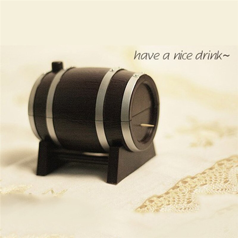 Automatic Wine Barrel Toothpick Holder Hand Pressi... – Vicedeal