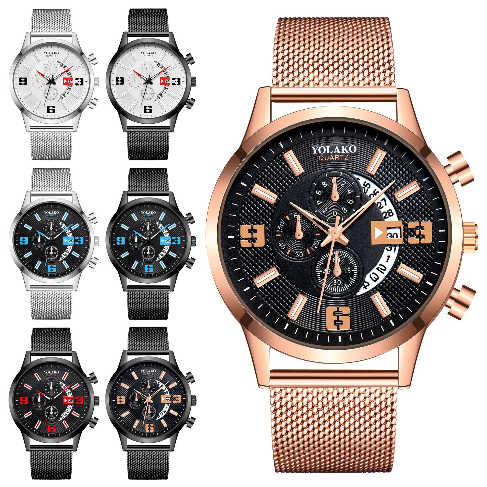 Luxury Casual Men Alloy Quartz Wristwatch Stylish ... – Grandado