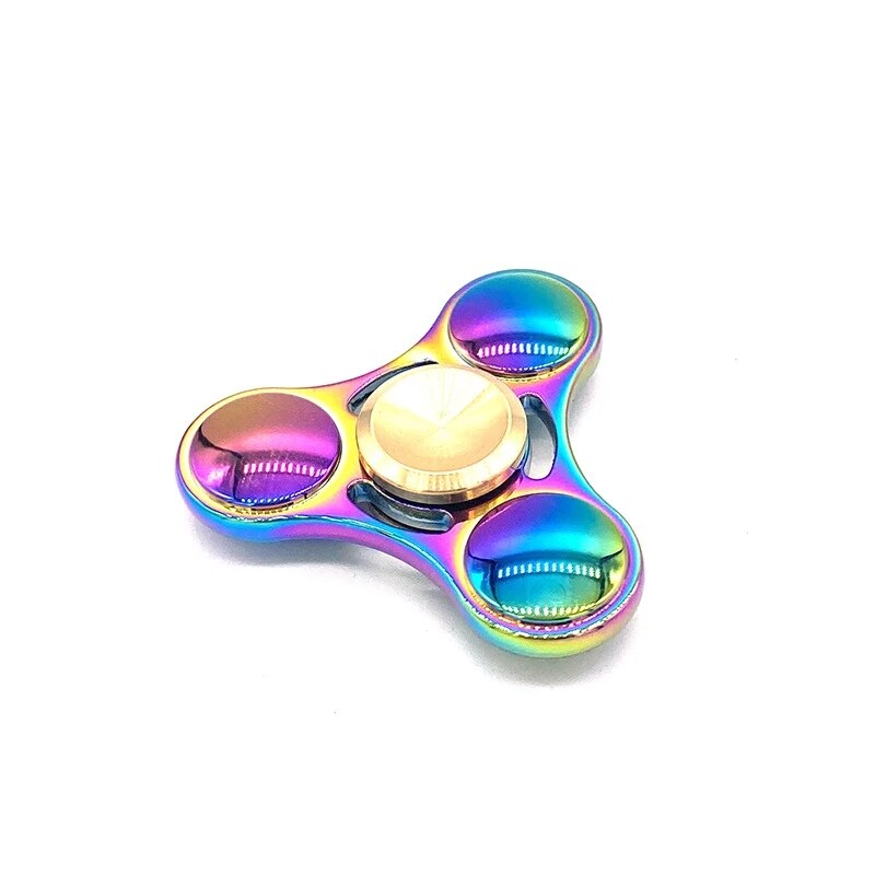 Colorful UFO Fidget Spinner Three Leaves Fingertip... – Vicedeal