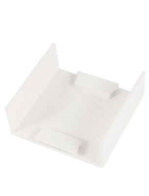 White PVC 2 Ways Mini Cable Trunking Straight Conn... – Grandado