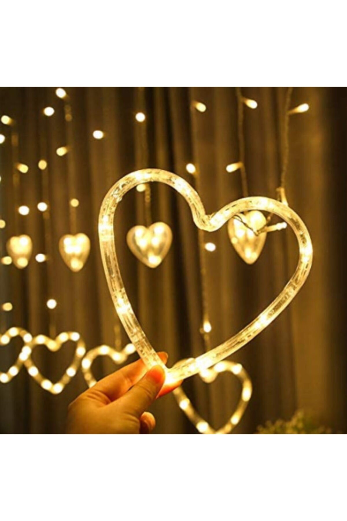 Decorative Animated Heart Led Curtain Led Light Fr... – Grandado