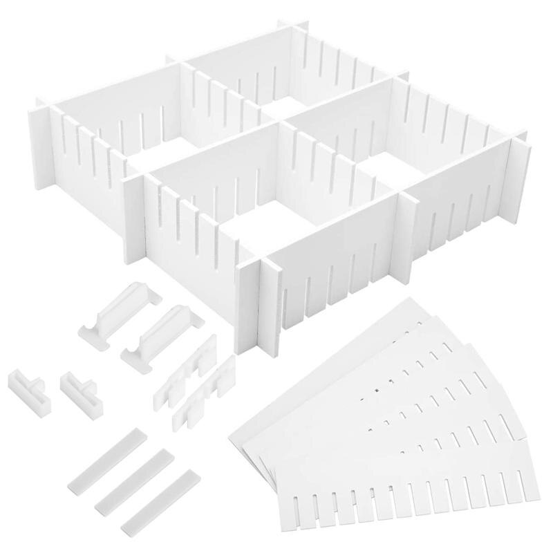 34 Pcs PP Drawer Dividers Free Combination Organiz... – Vicedeal