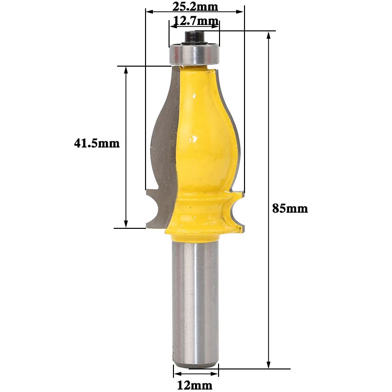 1PC Architectural Molding Router Bit - 12" Sh... – Grandado