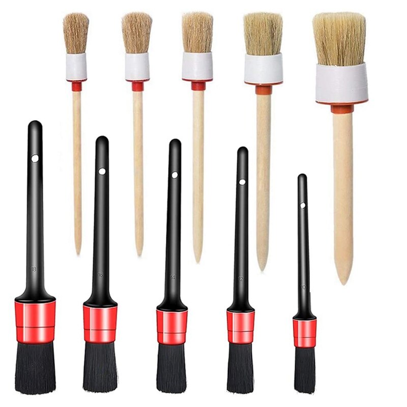 Car Auto Detailing Brush Set, Automotive Detail Br... – Grandado