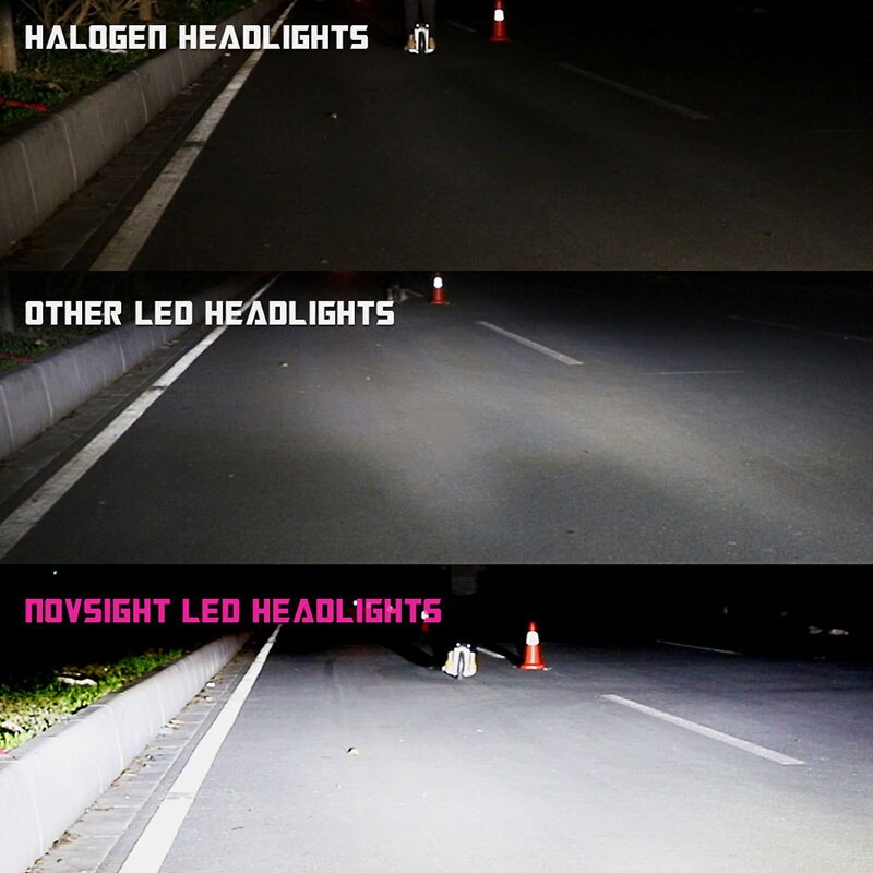 Novsight H4 Led H7 H1 H11 Auto Licht 50w 10, 000lm... – Vicedeal