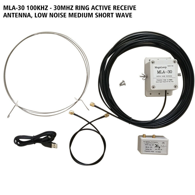 MLA-30 Loop Antenna Active Receiving Antenna Low N... – Grandado
