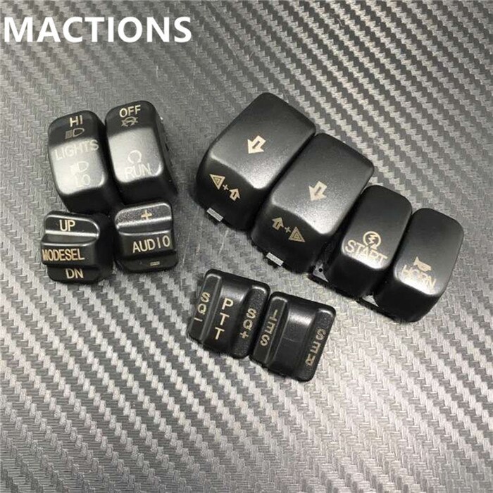Black Chrome Hand Controls Housing Switch Cover Bu... – Grandado