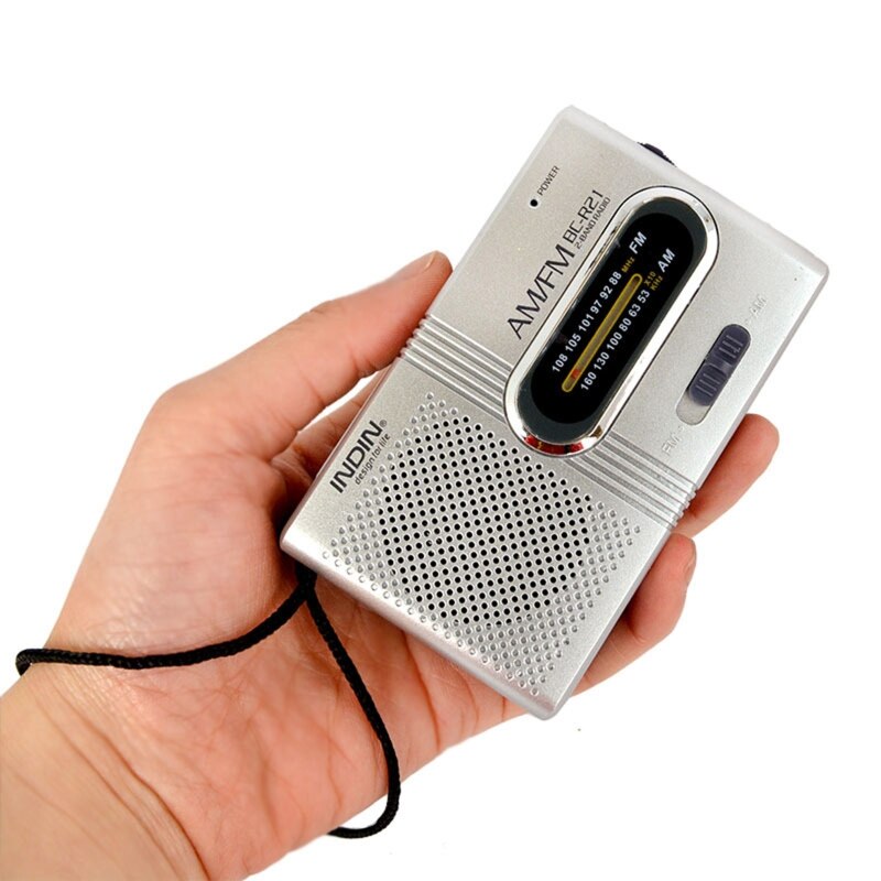 AM/FM Radio Battery Powered 3.5mm Jack Radio Playe... – Grandado