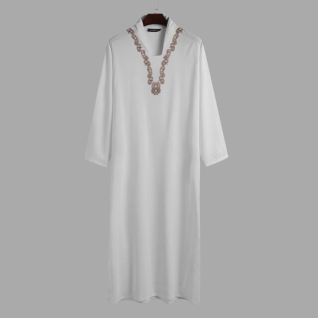 INCERUN Ethnic Style Robes Mens Sleeve V Neck Jubb... – Vicedeal