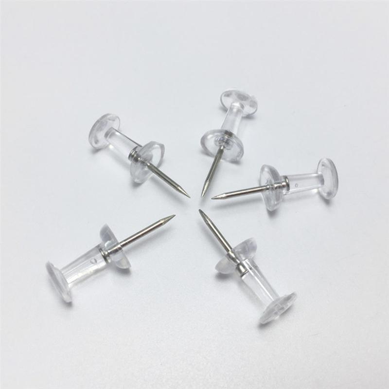 200Pcs Transparent Pushpins Map Push Pins Tacks fo... – Vicedeal